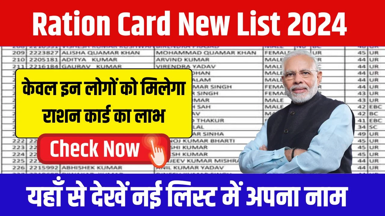 Ration Card New List Check 2024 : राशन कार्ड की नई लिस्ट हो गई जारी ...